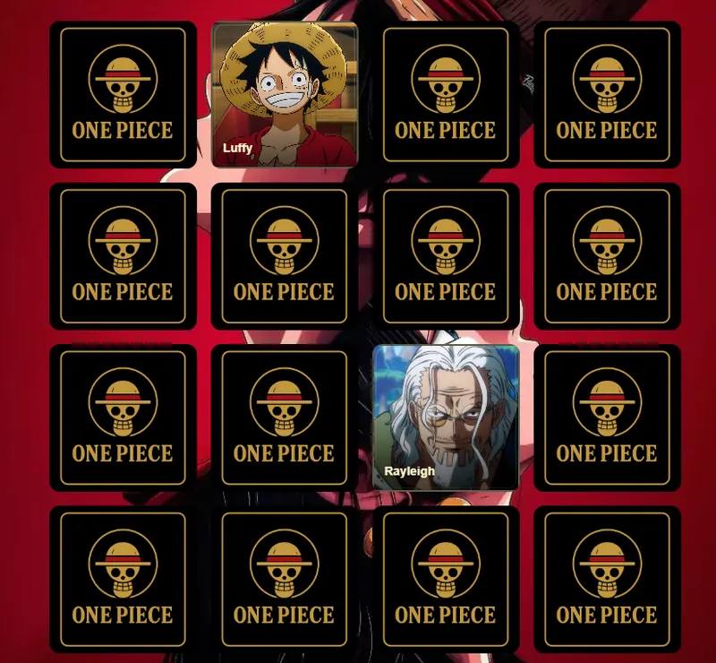 One Piece Memory Cards – Match Character Pairs | OnePieceMiniGames